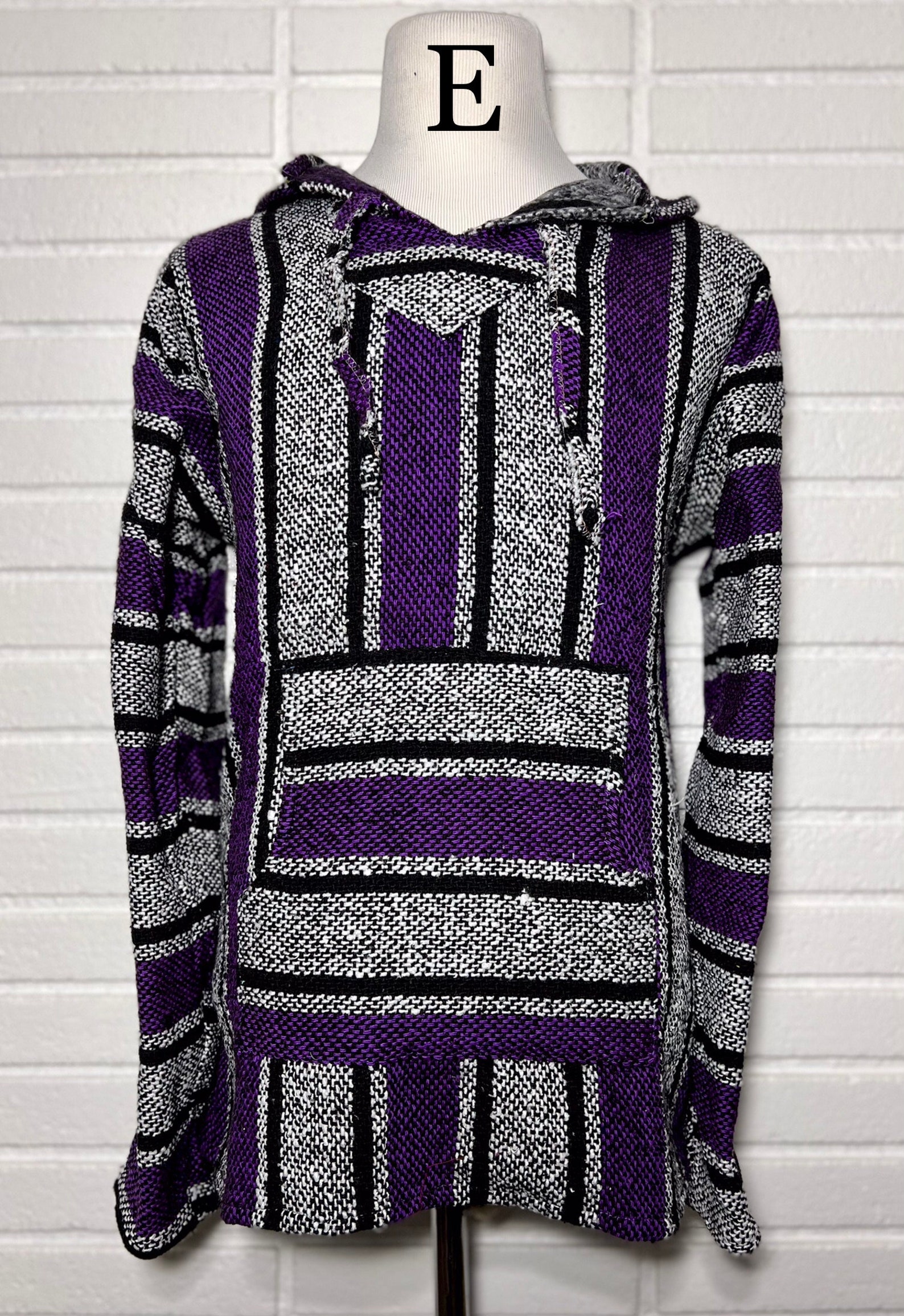 X-large Mexican Hoodie Poncho Baja Hoodie Jerga Surfer Skater - Etsy