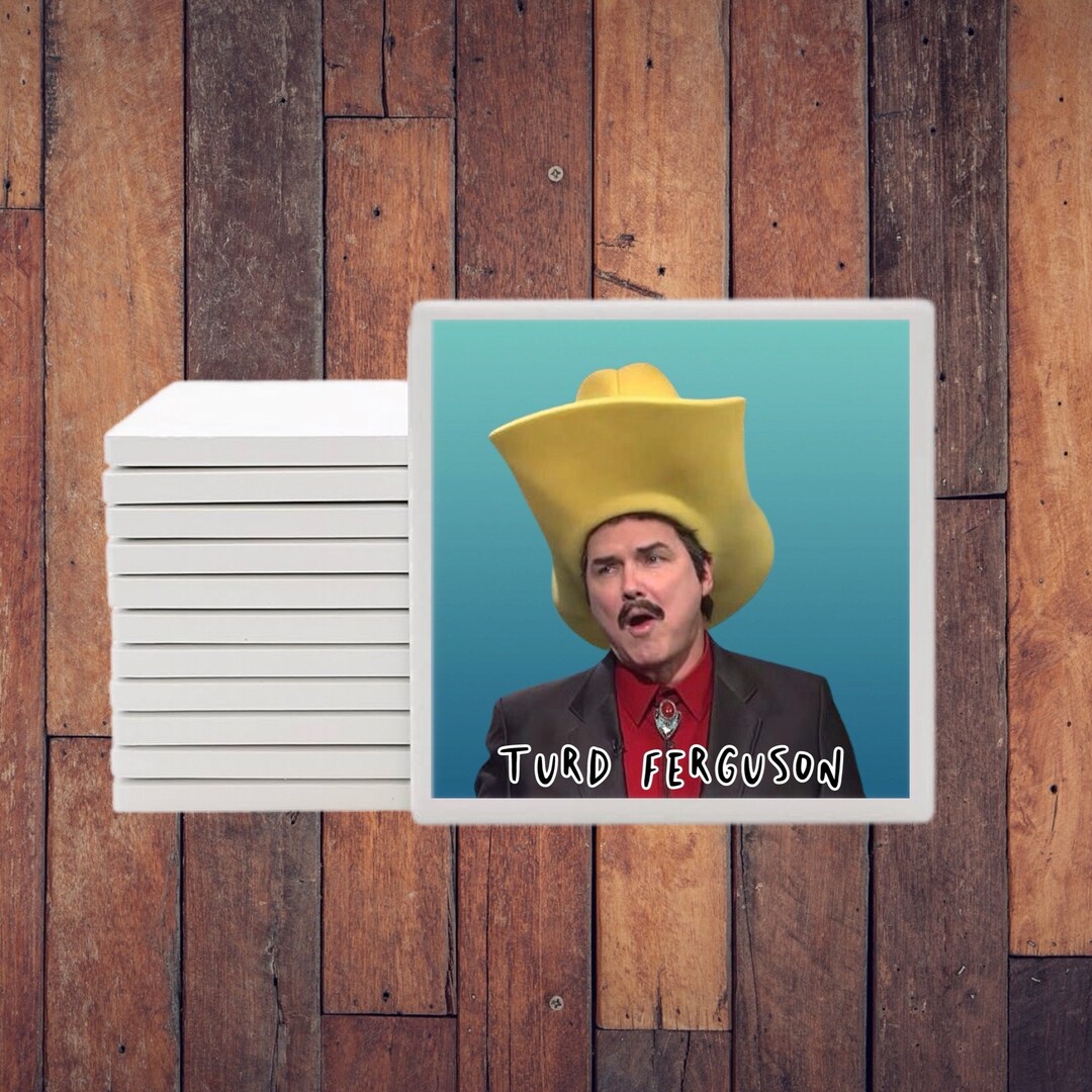 Norm Macdonald as Turd Ferguson Coaster or Sticker - Etsy
