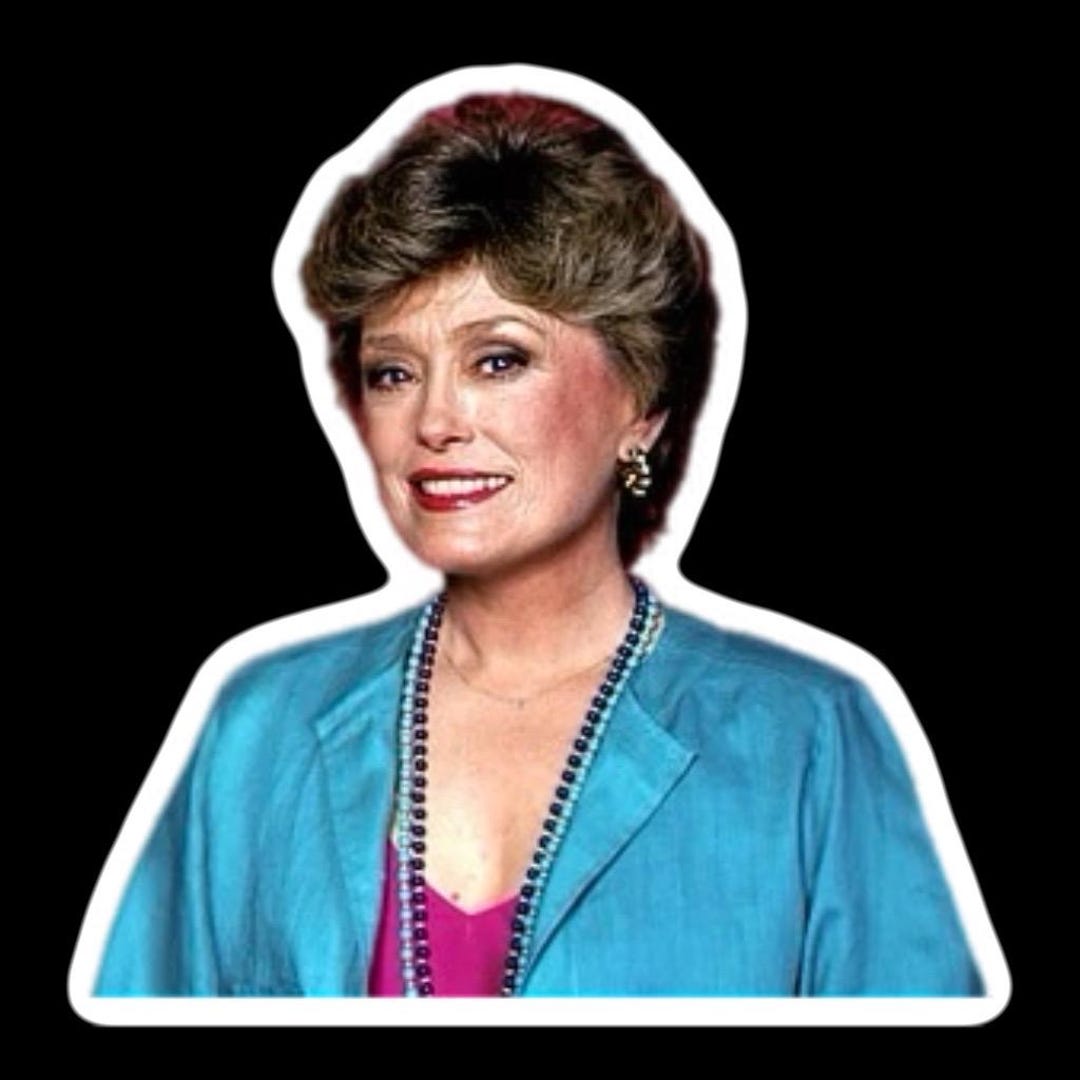 Blanche - Golden Girls Vinyl Sticker - Etsy