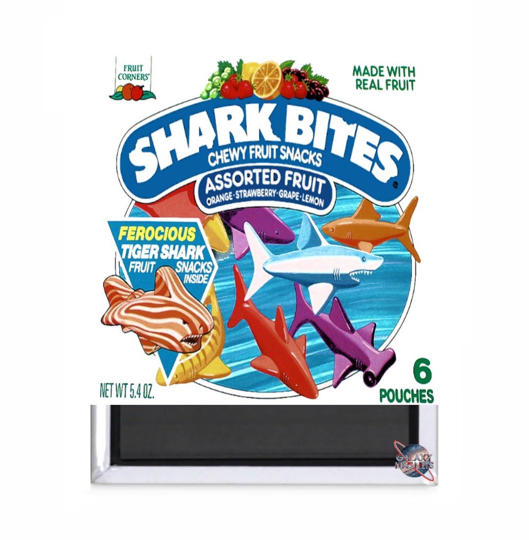 Shark Bites Fruit Snacks Magnet - Etsy