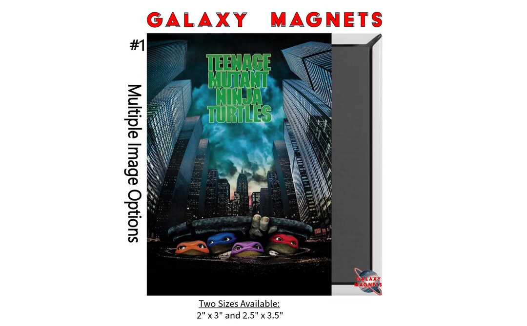 Ninja Turtles Movie Magnets - Etsy