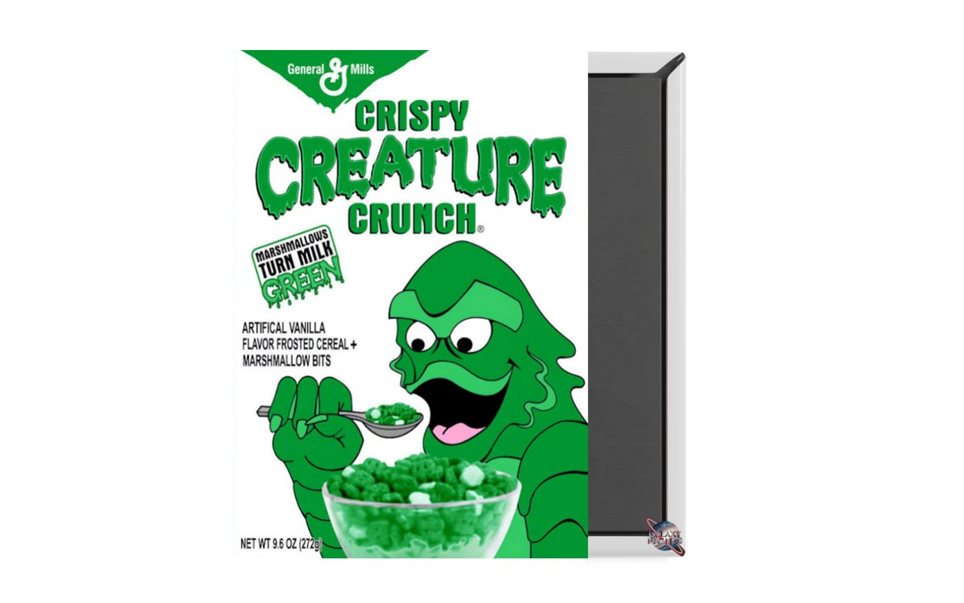 Crispy Creature Crunch Cereal Box Magnet - Etsy