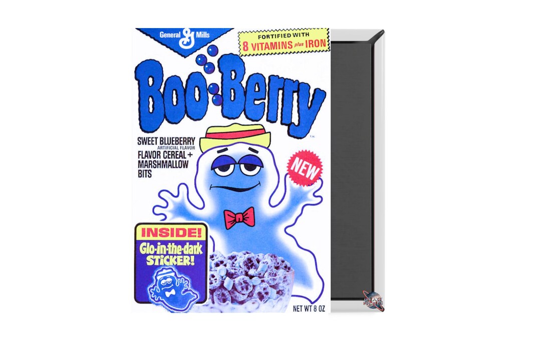 Boo Berry Cereal Box Magnet - Etsy
