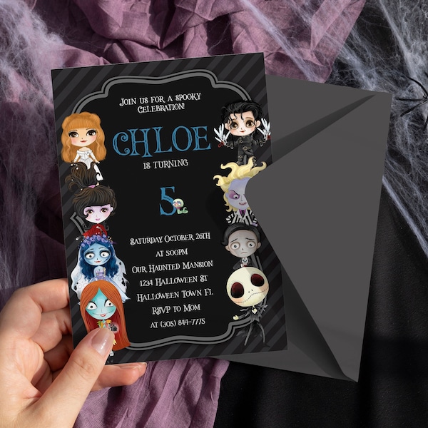 Tim Burton Blue Character - Etsy