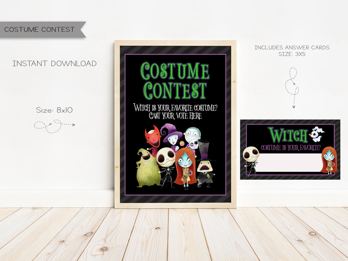 Nightmare Happy Birthday Banner, Character Flags (digital File) - Etsy