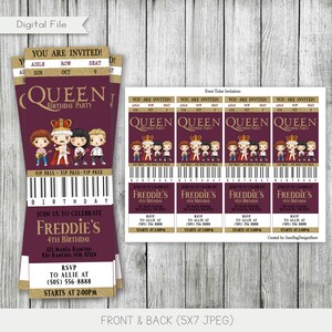 Rock N Roll Band Birthday Thank You Tags, Rock Band Favor Tags, Rock ...