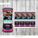 Glow Party Vip Pass Inserts, Birthday Vip Inserts, Lanyard Inserts (3 X ...