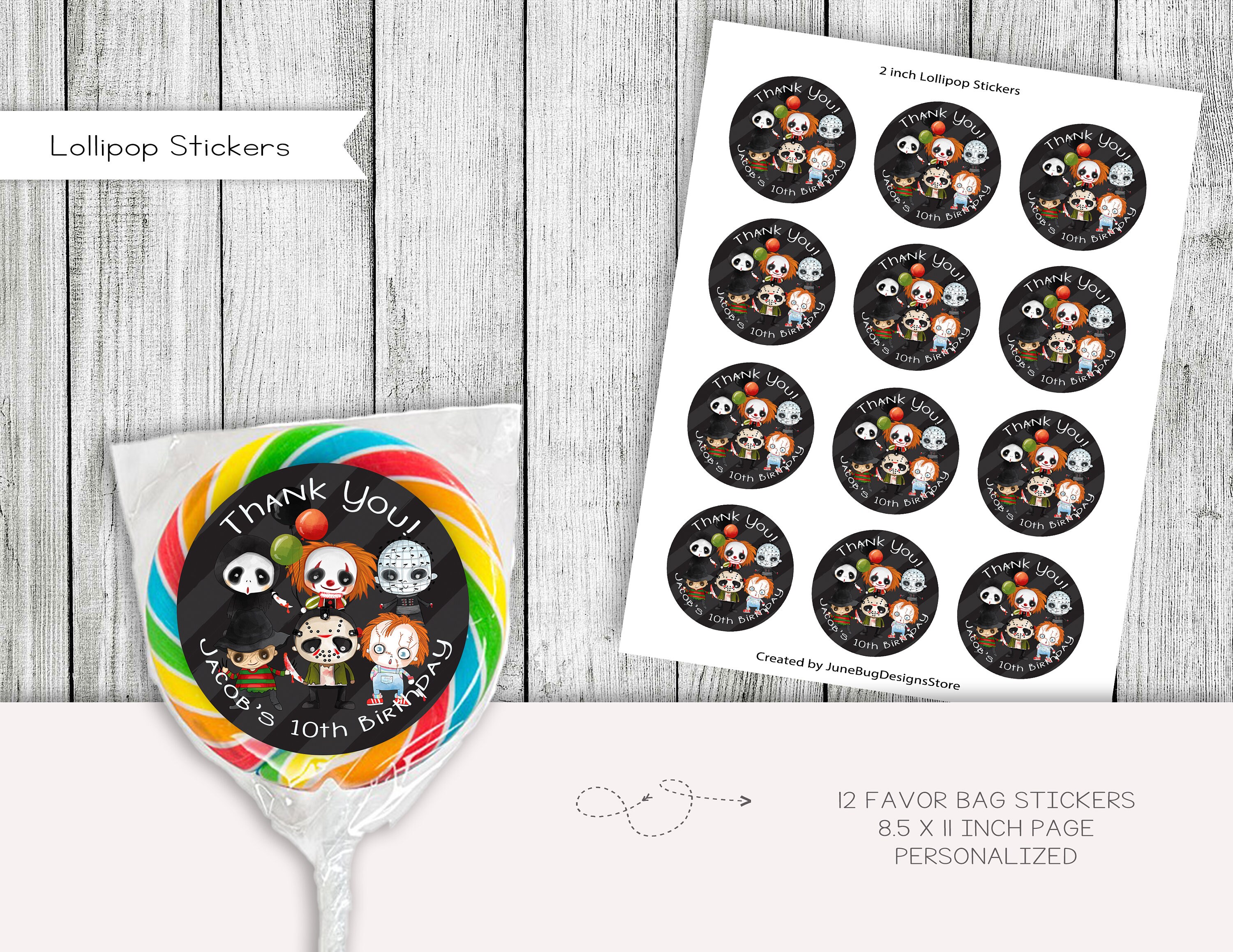 Horror Movie Birthday Invitation Scary Movie Birthday | Etsy