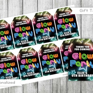 Glow Party Birthday Invitation, Glow Party Birthday Invitation Tickets ...