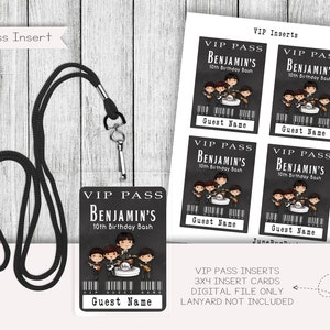 Rock Band Birthday Thank You Tags, Rock Band Favor Tags, Rock Band Gift ...