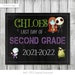 Girl Pastel Colors First Day of School Sign, Pastel Colors Back to ...