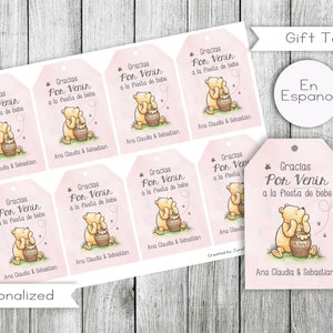 Spanish Classic Winnie the Pooh Baby Shower Invitation, Classic Bear ...