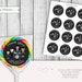 Rock N Roll Band Birthday Water Bottle Labels, Bottle Wrapper Labels ...
