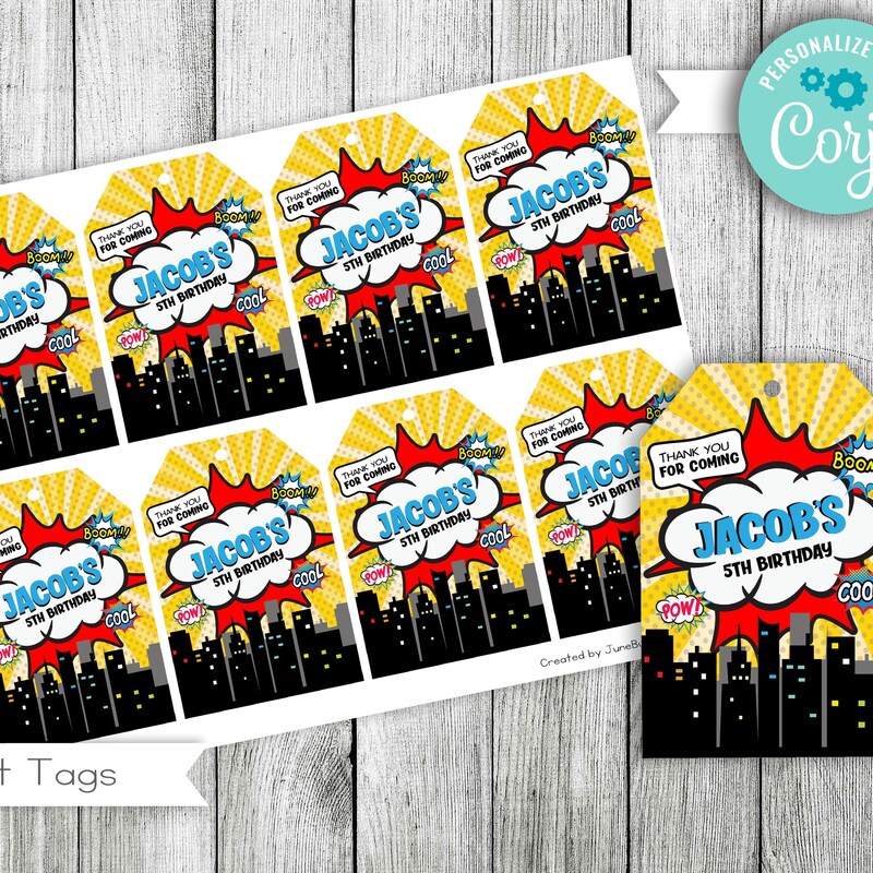 Superhero Gift Tag - 60+ Gift Ideas for 2025
