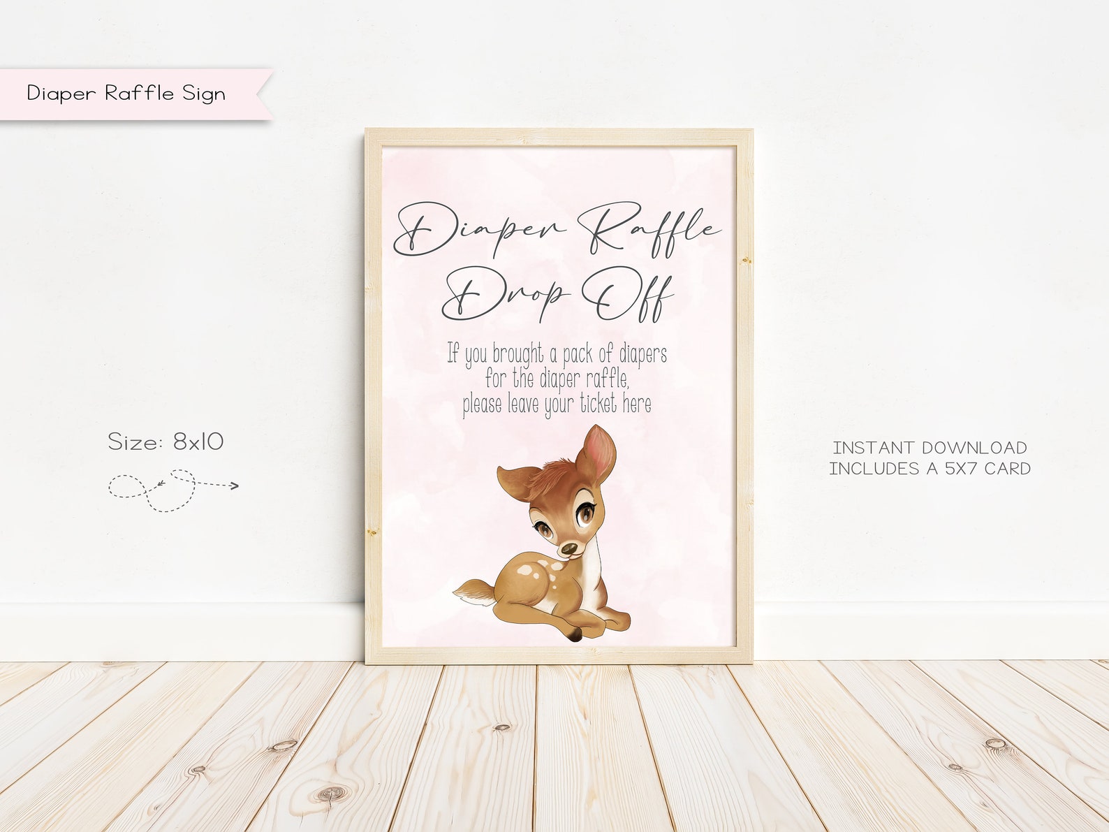 Classic Baby Deer Baby Shower Thank You Tags Gift Tags Party - Etsy