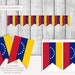 Venezuelan Flag Banner, Venezuelan Party, Hispanic Heritage Month Flag ...