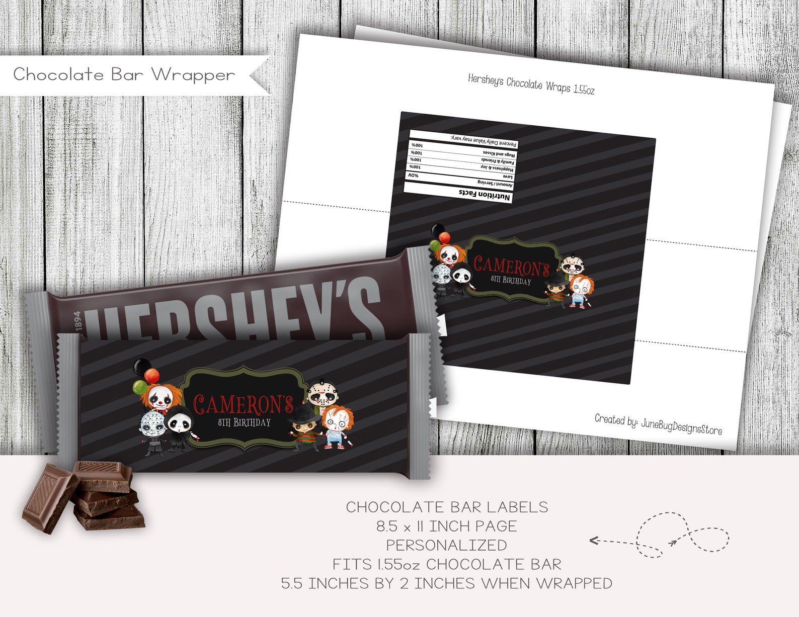 Horror Movie Baby Shower Banner, Scary Movie Banner, Baby Shower Party ...