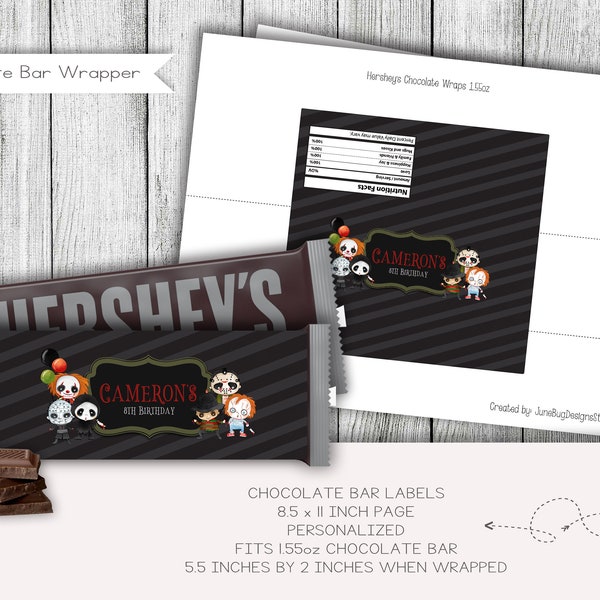 Chocolate Bar Label - Etsy