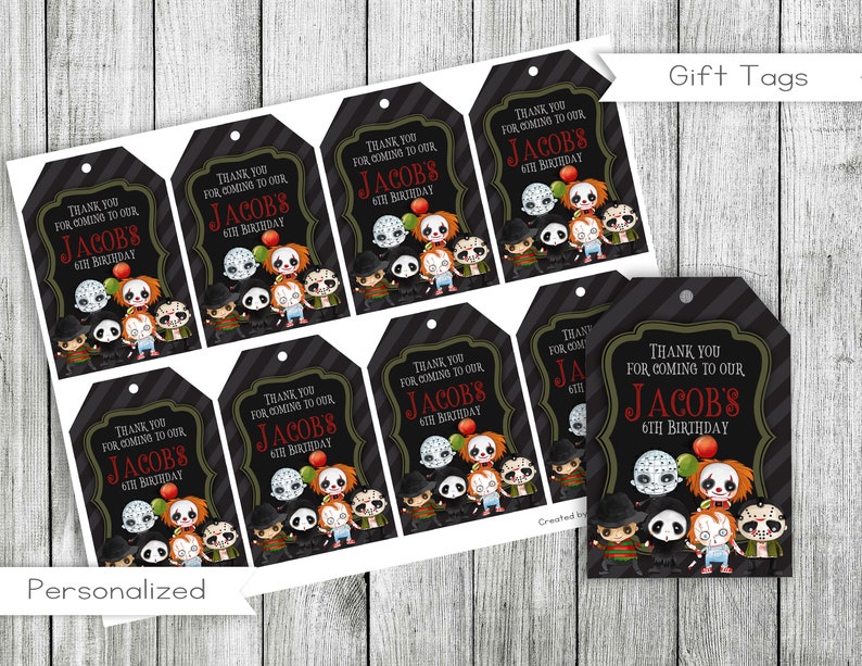 Horror Movie Birthday Invitation Scary Movie Birthday - Etsy
