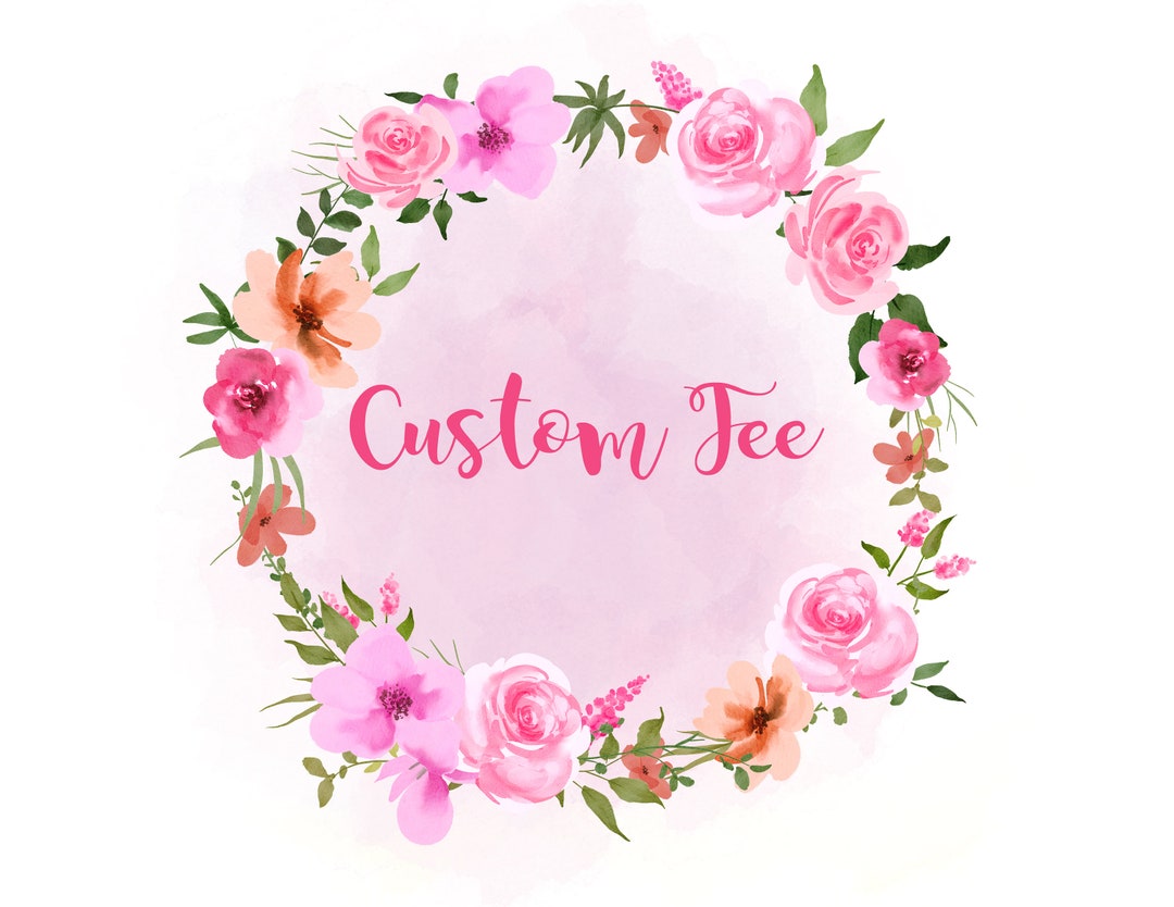 Custom Fee invitation - Etsy
