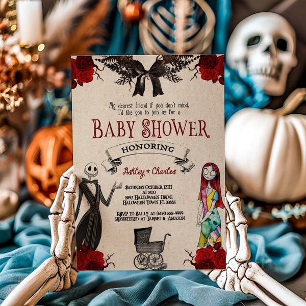 Nightmare Before Christamass Baby Shower - Etsy