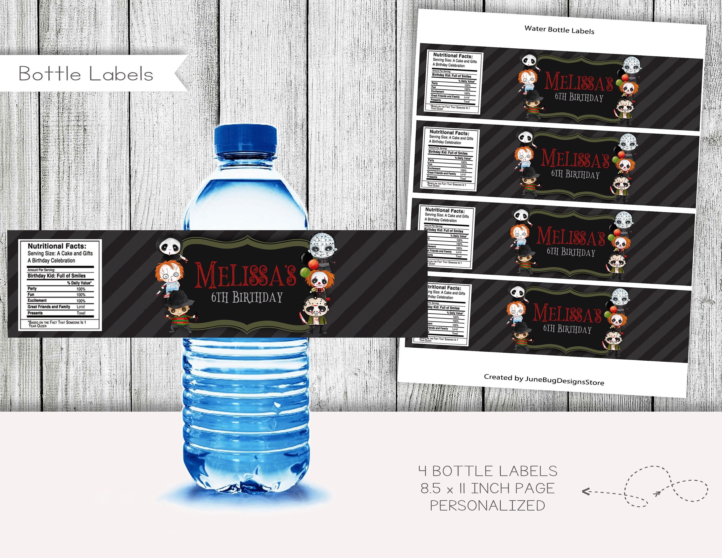 Horror Movie Birthday Invitation Scary Movie Birthday | Etsy