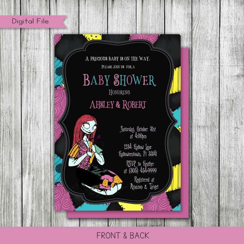 Nightmare Baby Shower Banner Baby Shower Banner Flag Banner - Etsy