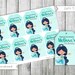 Arabian Princess Birthday Thank You Tags, Arabian Gift Tags, Party ...