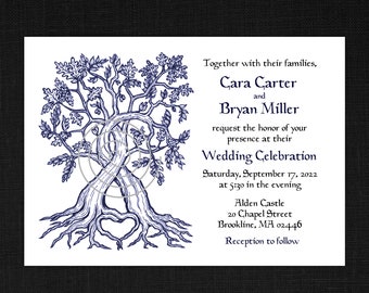 Tree of Life Wedding Invitation | Etsy