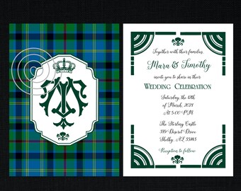 Tartan Wedding Invitations | Etsy