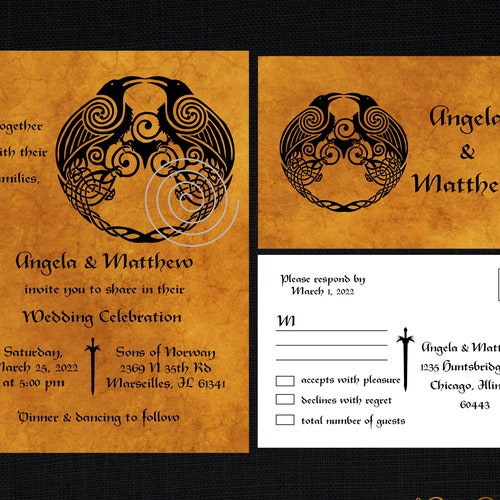 Viking Party Invitation - Etsy
