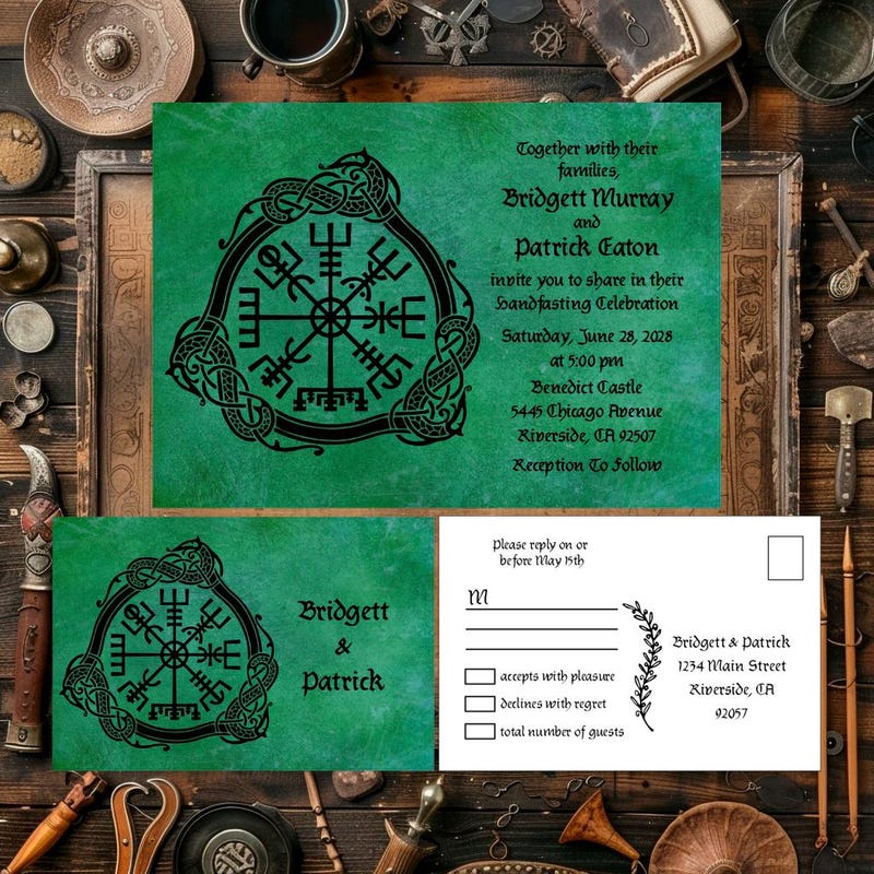 Viking Wedding Invitations - Etsy