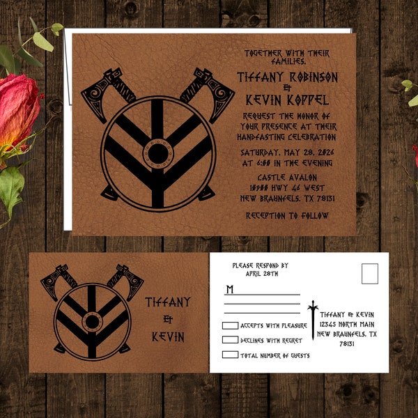 Viking Wedding Invitations - Etsy