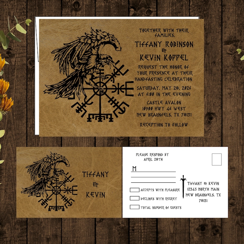 Viking Wedding Invitations - Etsy