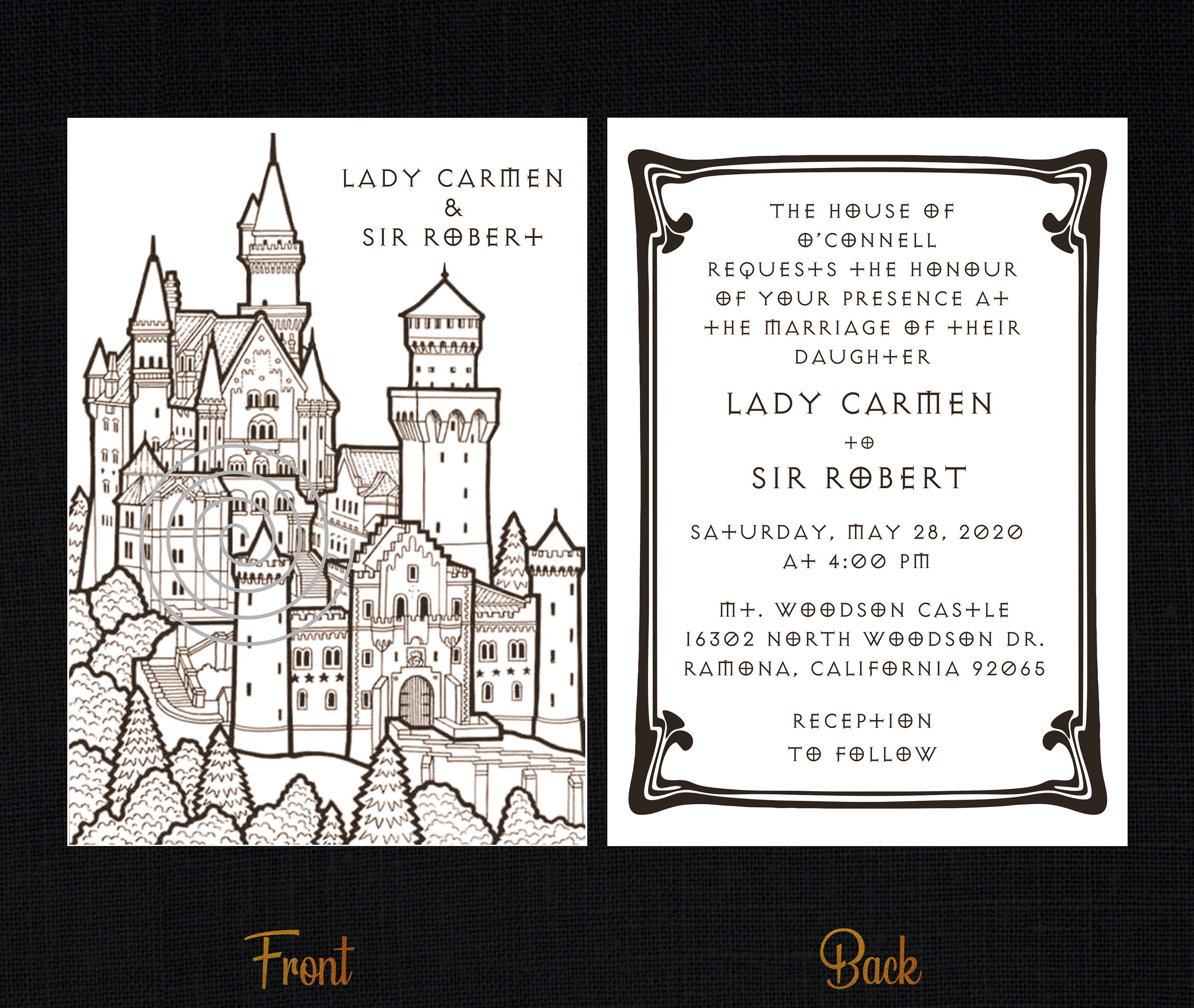 Paper & Party Supplies Invitations Cheap Wedding Invitations Fairy Tale ...