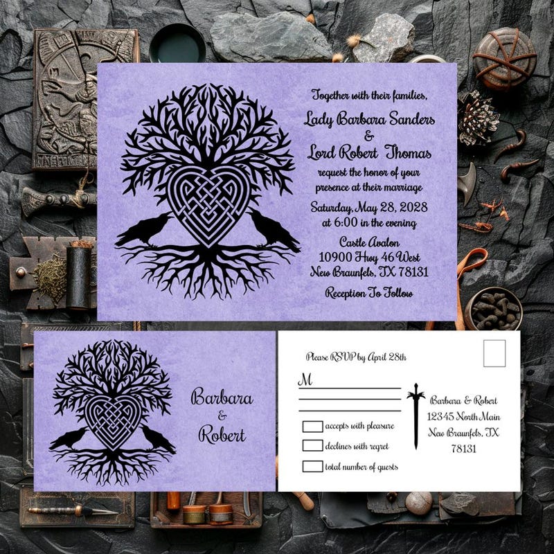 Viking Wedding Invitations - Etsy
