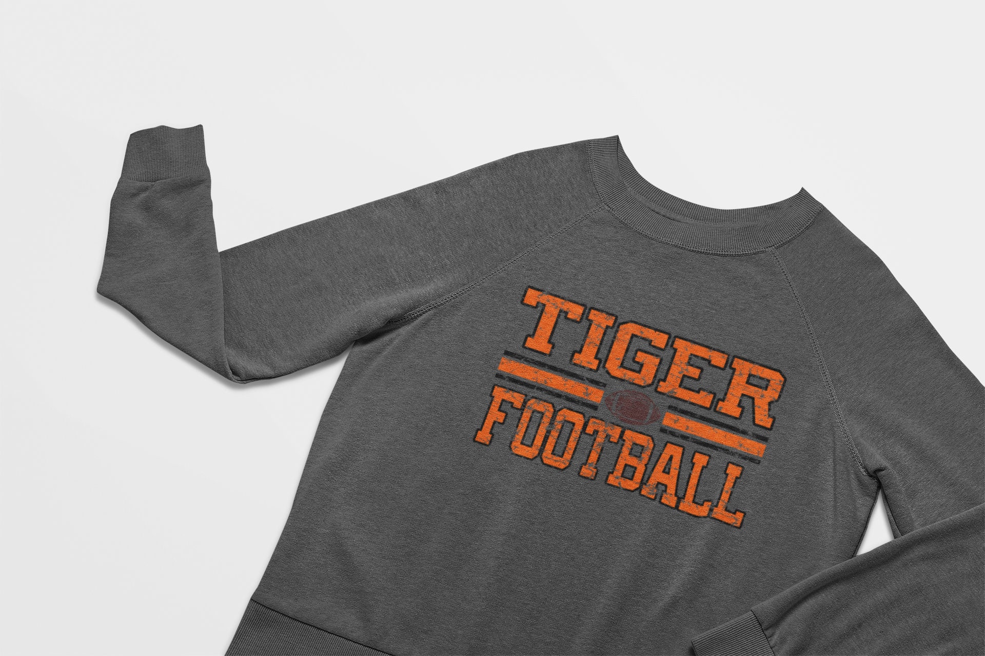 Vintage Tiger Football Mascot Design PNG & JPG, Digital Download ...