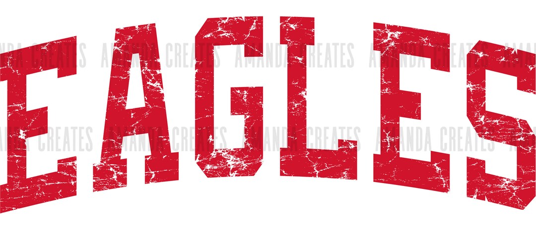 Red Eagles Distressed Collegiate PNG, Digital Download - Etsy