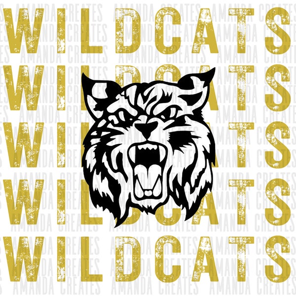 Purple and Gold Wildcats Png - Etsy