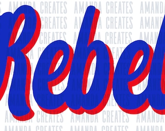 We Are Rebels Mascot SVG Digital Cut File PNG - Etsy
