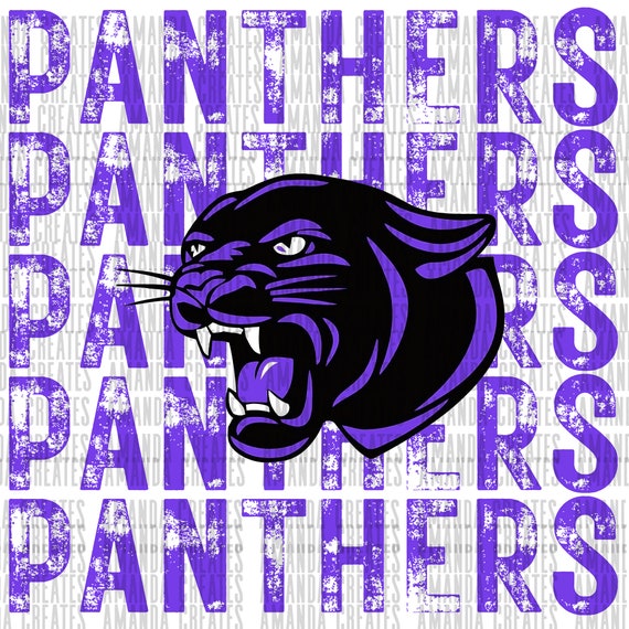 Purple Panther Mascot