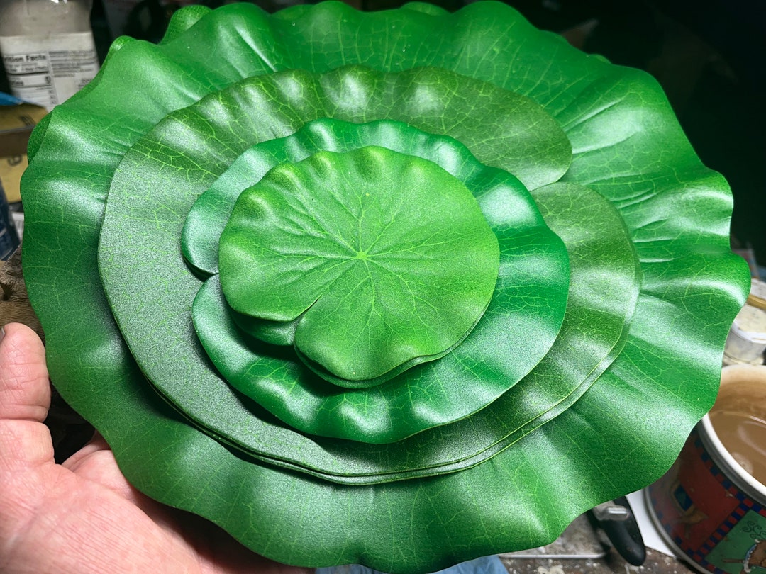 Artificial Floating Lily Pads: Koi Pond Decorations, Set of 10 - Etsy