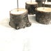 Set of 10 Modern Rustic Stump Table Number Holders Wedding Anniversary ...