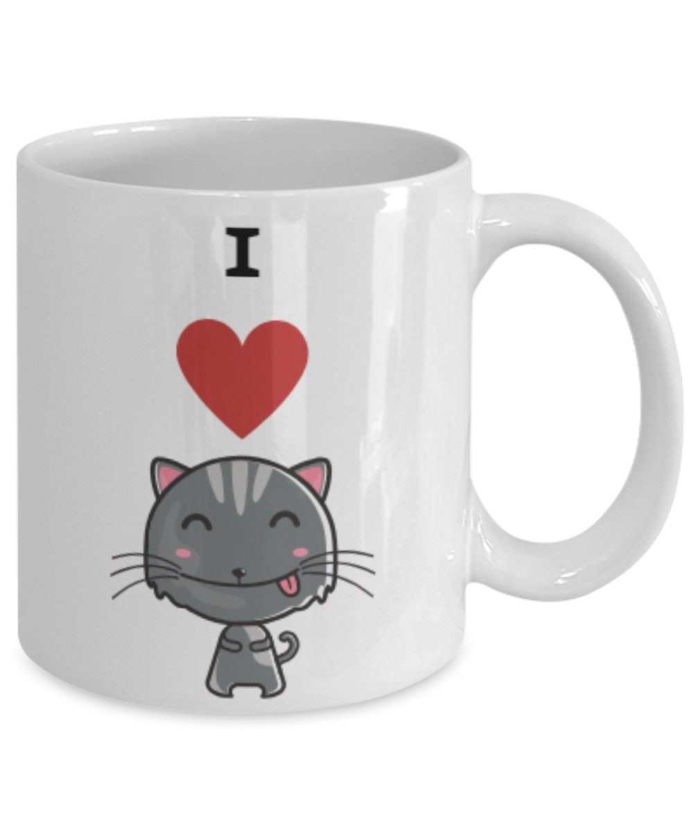 I LOVE CATS MUG Cat Lovers Mug Cat Mom Mug Cat Dad Mug Pet - Etsy UK