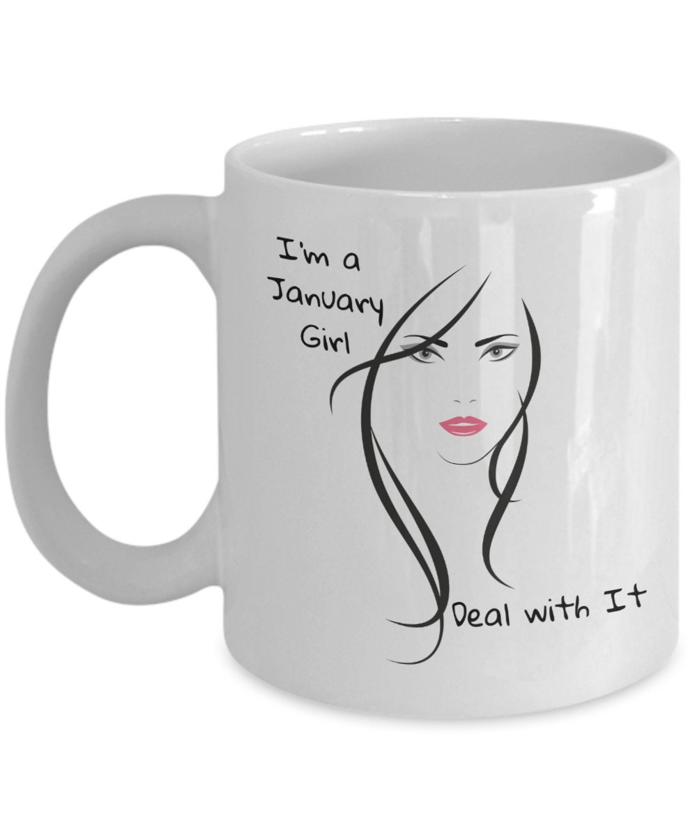 January Girl Birthday Gift Mug - Etsy