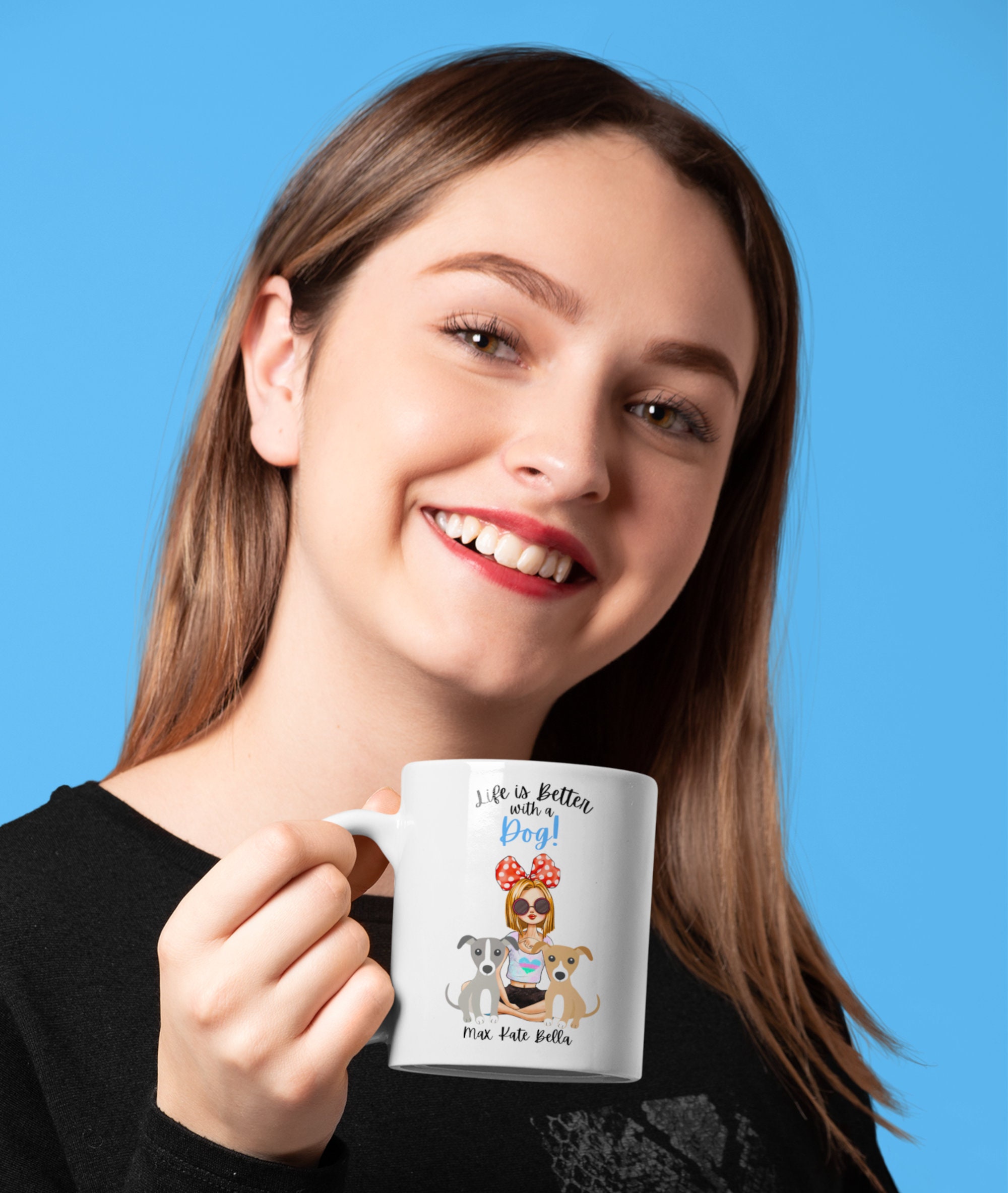 PERSONALIZED DOG MOM Mug Dog Coffee Mug Dog Lover Mug Pet - Etsy