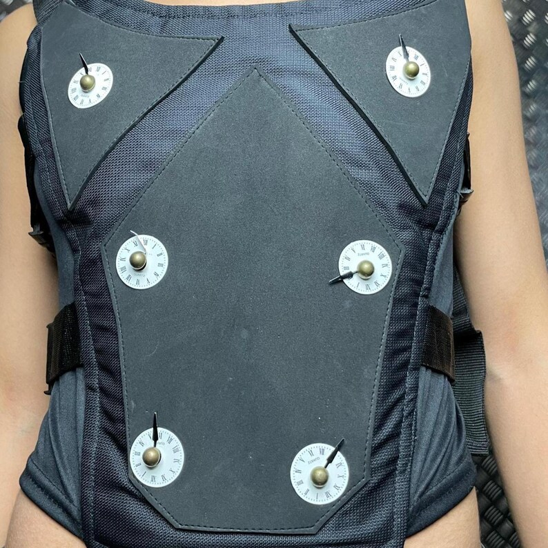 Black Tactical Utility Goth Motorcycle Sleeveless Short Vest - Etsy