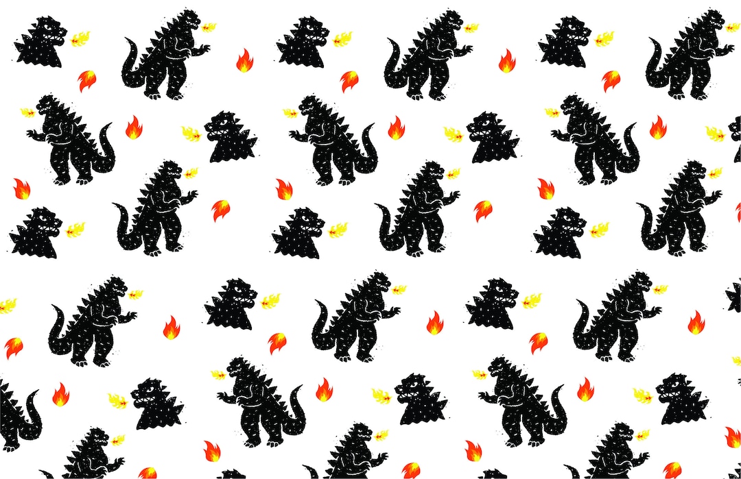 Godzilla Wrapping Paper - Etsy