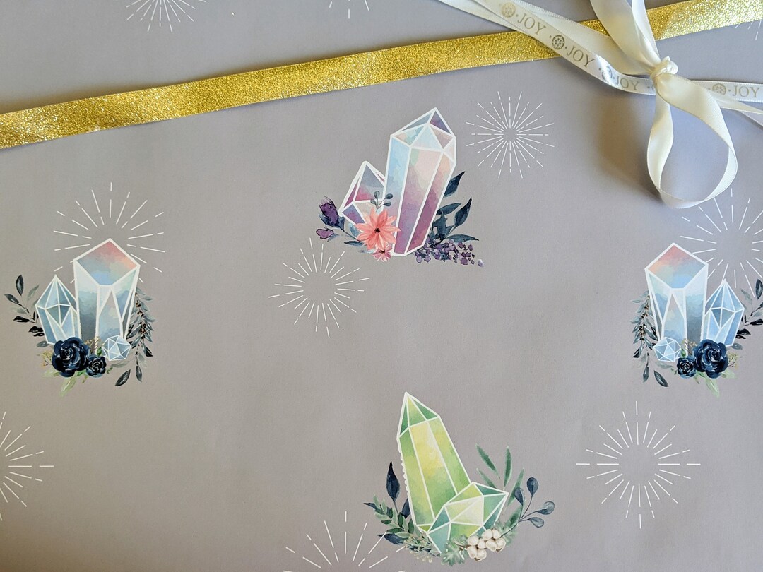 Crystal Wrapping Paper - Etsy