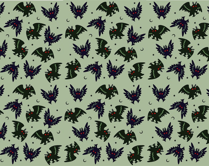 Mothman Collage Wrapping Paper - Etsy